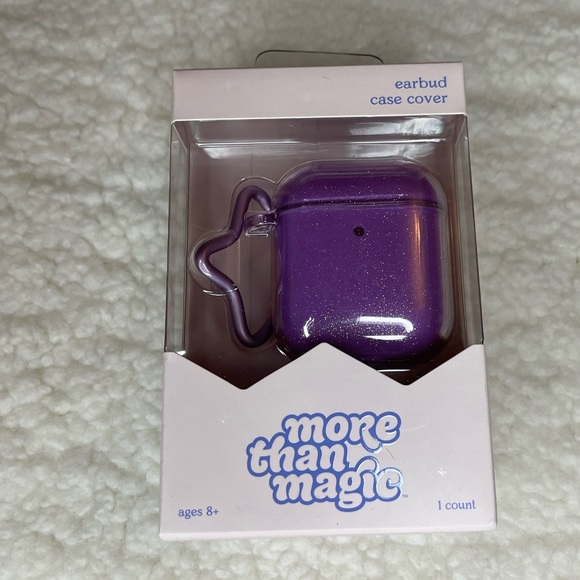 More Than Magic | Headphones | Airpod Hardshell Case Glitter Purple New ...